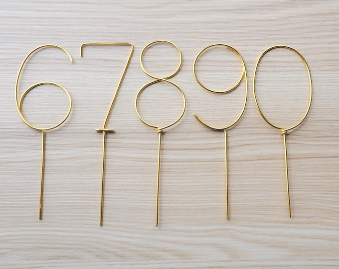 Two Digit Number Cake Topper Birthday or Anniversary Modern - Etsy