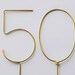 25th Anniversary/ Birthday Wire Number Cake Topper- Silver, Brown, Gold ...
