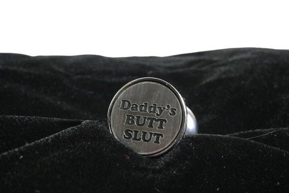 Daddys Butt Slut Custom Butt Plug Small Beginner 7 Plug Etsy