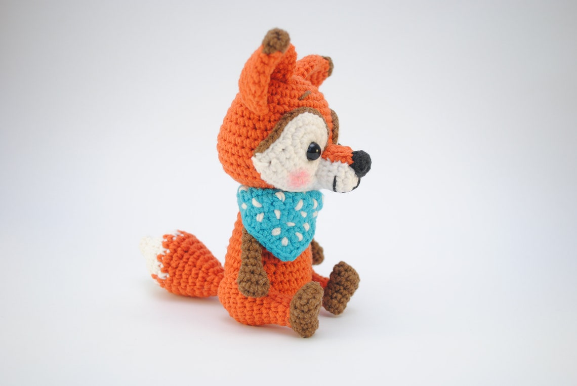 Crochet PATTERN Fox Amigurumi Crocheted Fox Fox PDF | Etsy