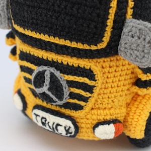 Crochet Pattern Truck - Crochet Automobile - Pattern Auto - Crochet ...