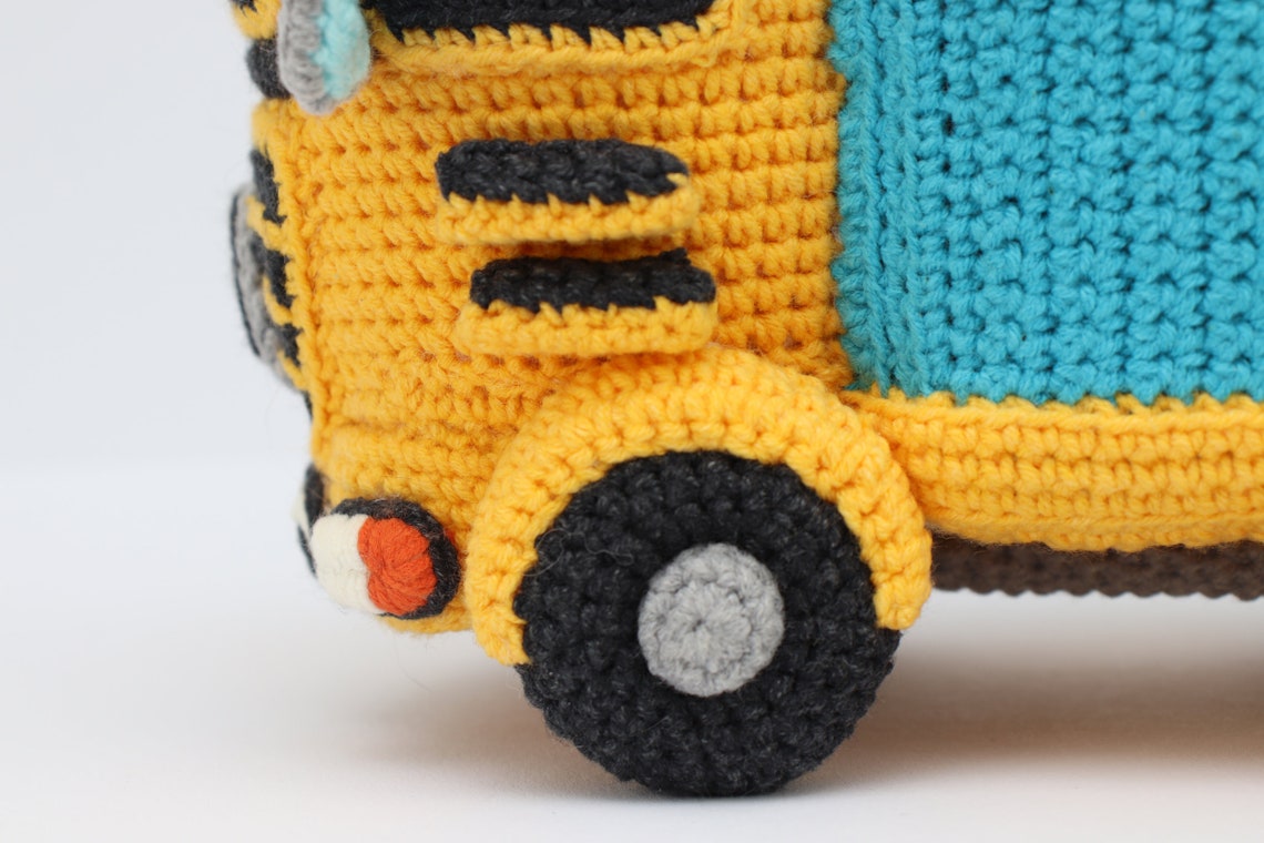 Crochet Pattern Truck - Crochet Automobile - Pattern Auto - Crochet ...