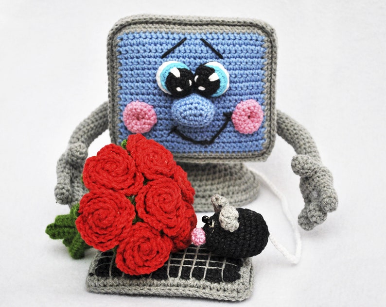 Crochet PATTERN Computer Amigurumi Computer Crocheted - Etsy
