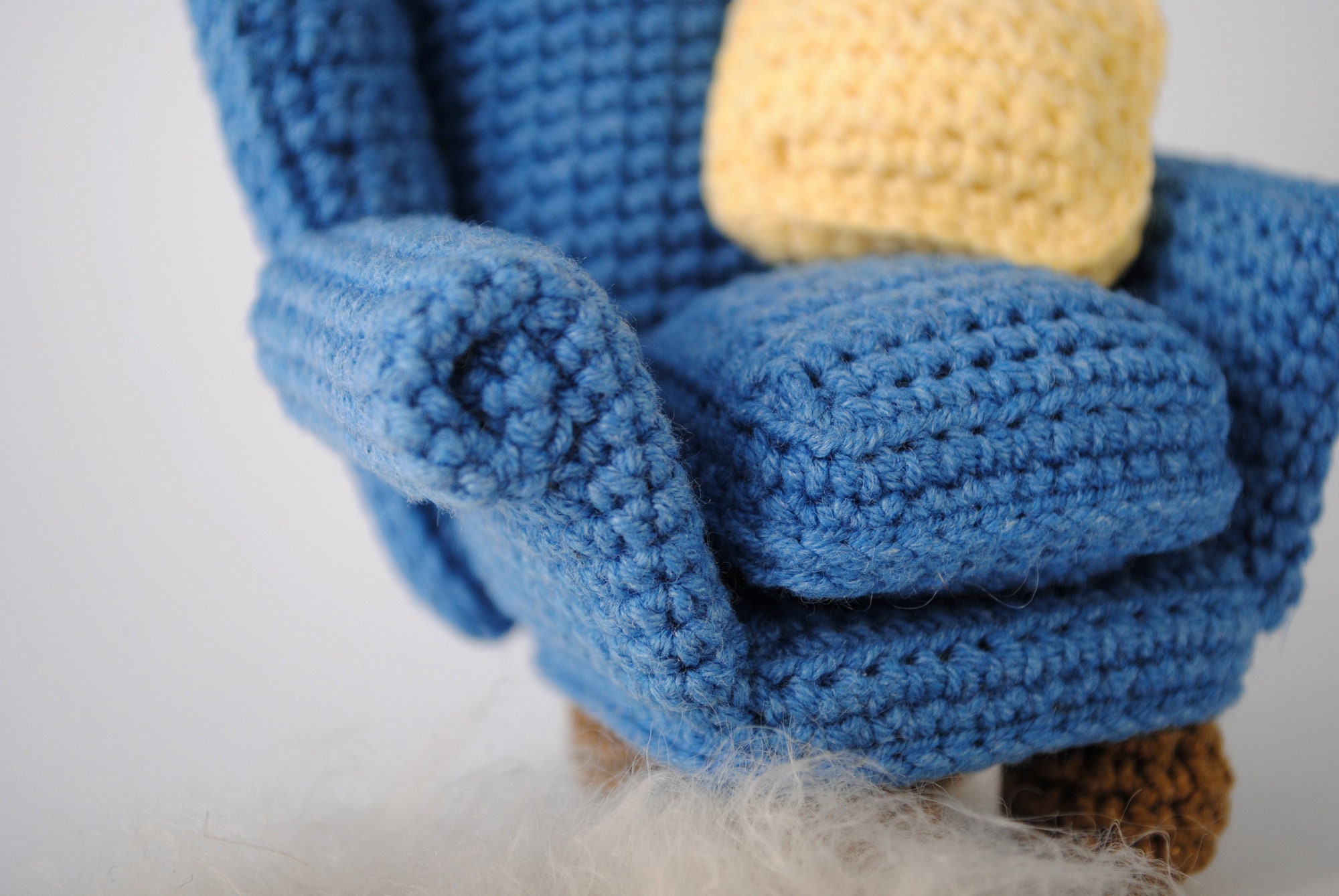 Crochet PATTERN Miniature Armchair Pillow Candle Doily and - Etsy Canada