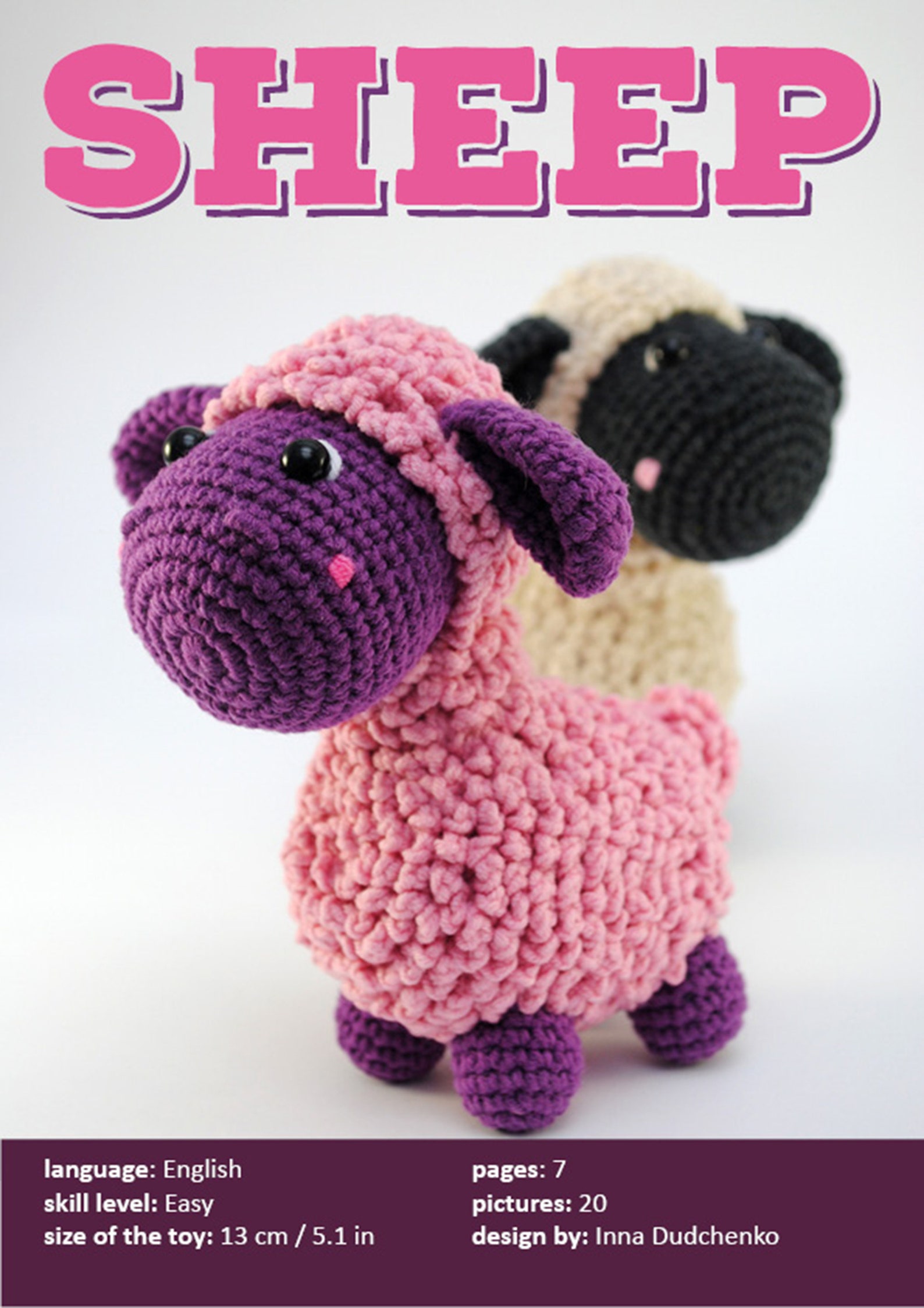 Crochet PATTERN Sheep Amigurumi Sheep Sheep Pdf Pattern | Etsy