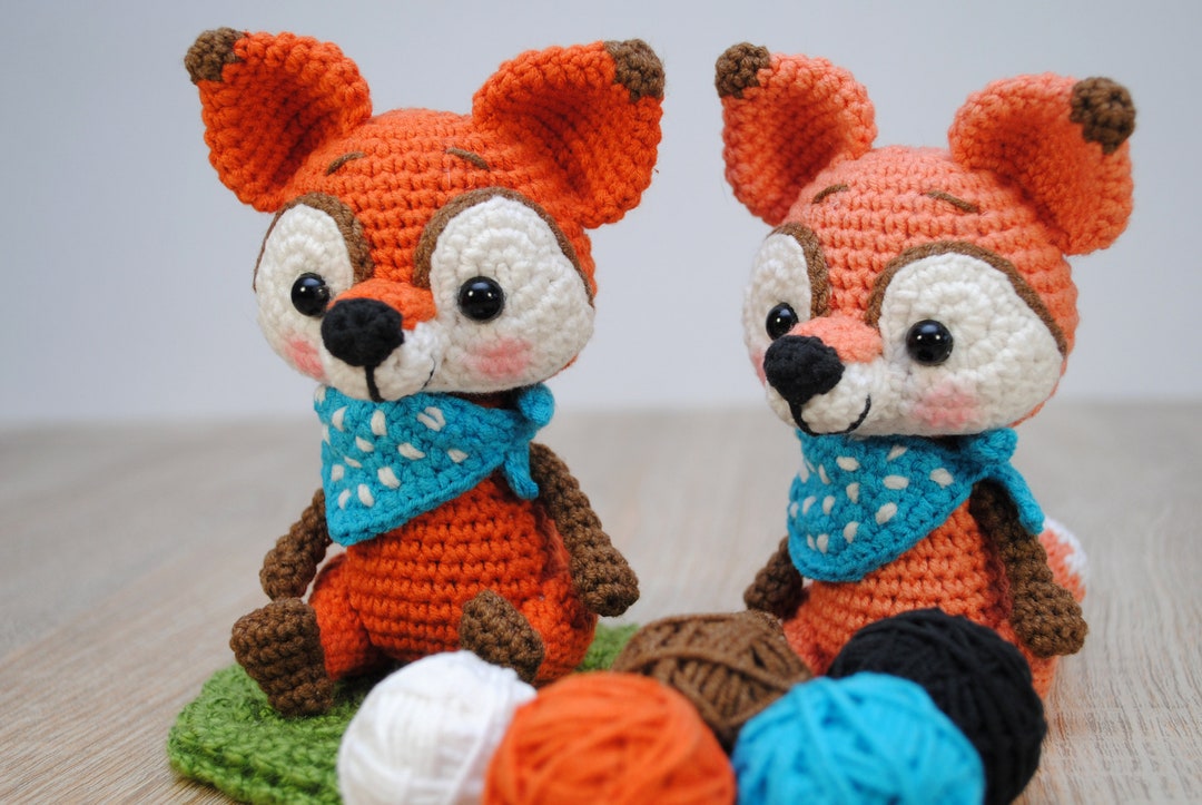 Crochet PATTERN Fox - Amigurumi Crocheted Fox - E_N_G_L_I_S_H Fox PDF ...