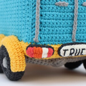 Crochet Pattern Truck - Crochet Automobile - Pattern Auto - Crochet ...
