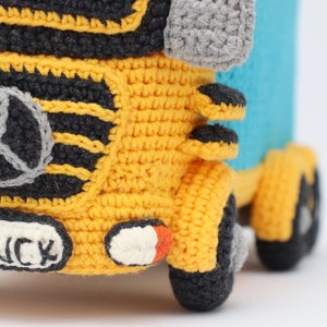 Crochet Pattern Truck - Crochet Automobile - Pattern Auto - Crochet ...