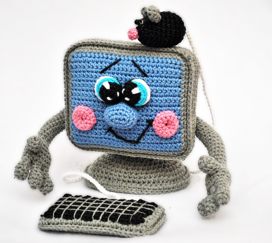 Crochet PATTERN Computer Amigurumi Computer Crocheted | Etsy