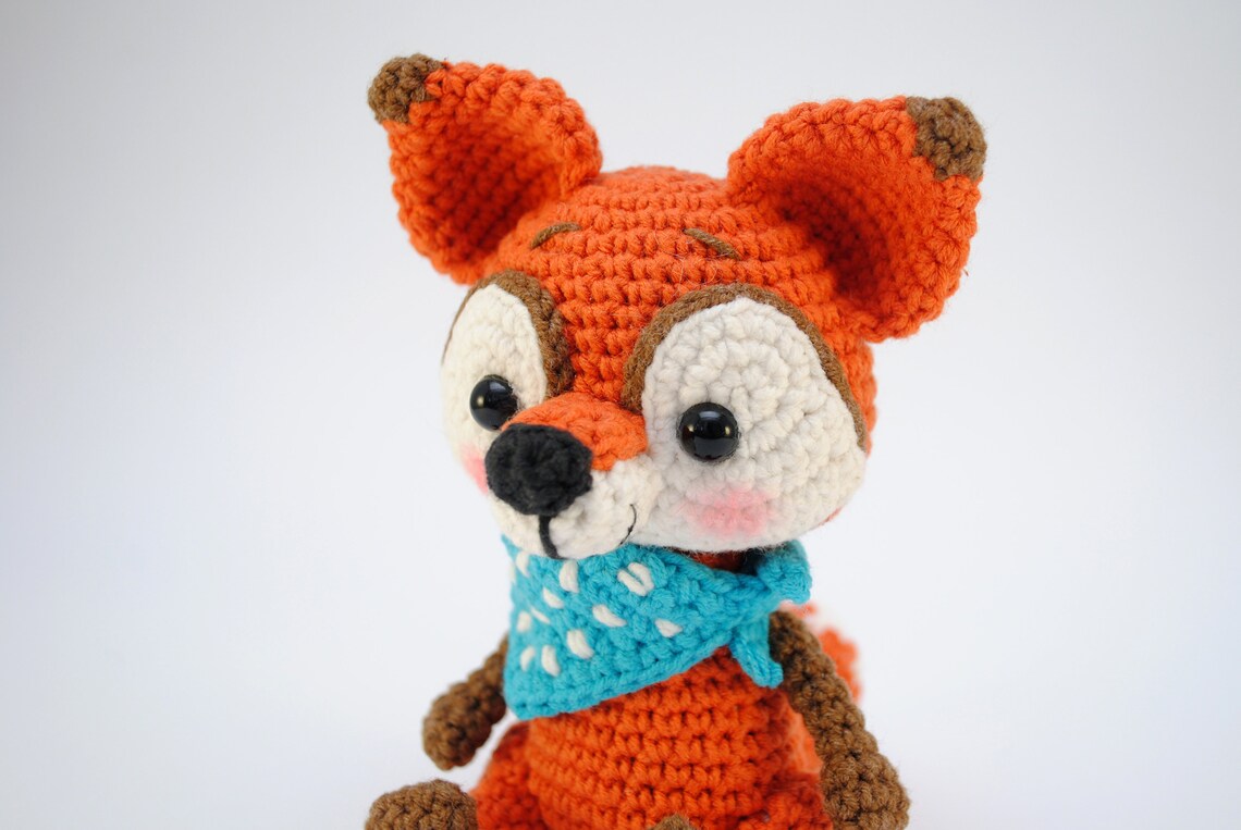 Crochet PATTERN Fox Amigurumi Crocheted Fox Fox PDF | Etsy