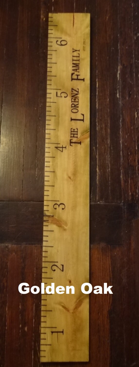 Hand Made Custom Height Ruler - Etsy