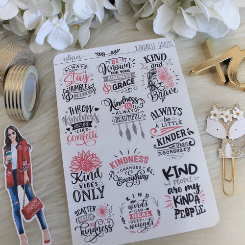 Strong Woman Quotes 2 Planner Stickers Quote Stickers - Etsy