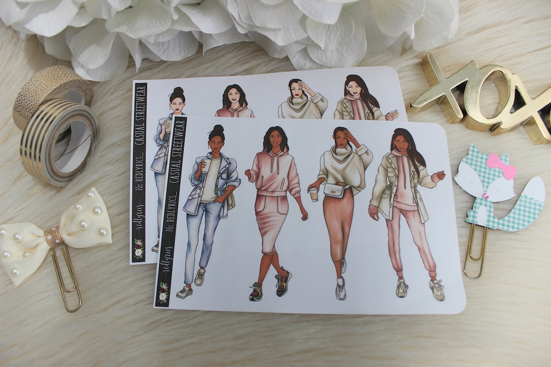 Casual Streetwear, CHOOSE YOUR OPTION, Fashion Girls - Etsy