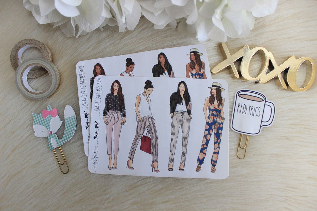 Updated** Casual Day #2, CHOOSE YOUR OPTION, Fashion Girls - Etsy