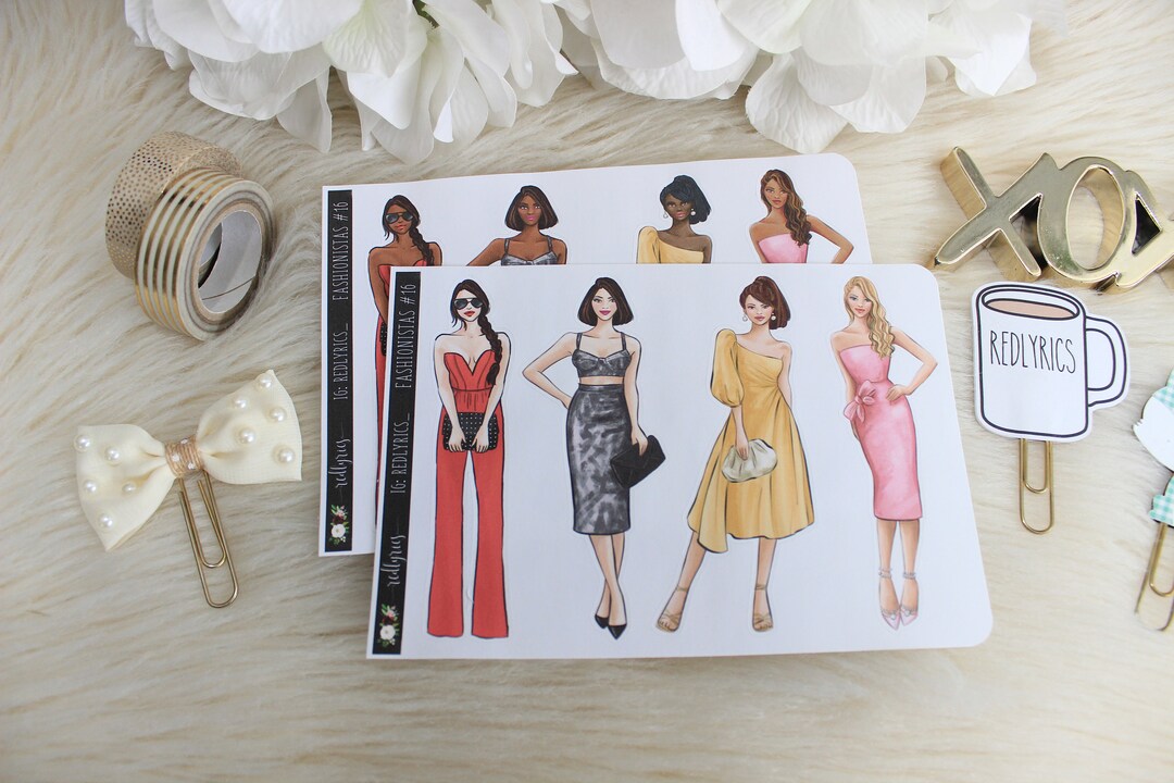 Fashhionistas #16, CHOOSE YOUR OPTION, Fashion Girls - Etsy