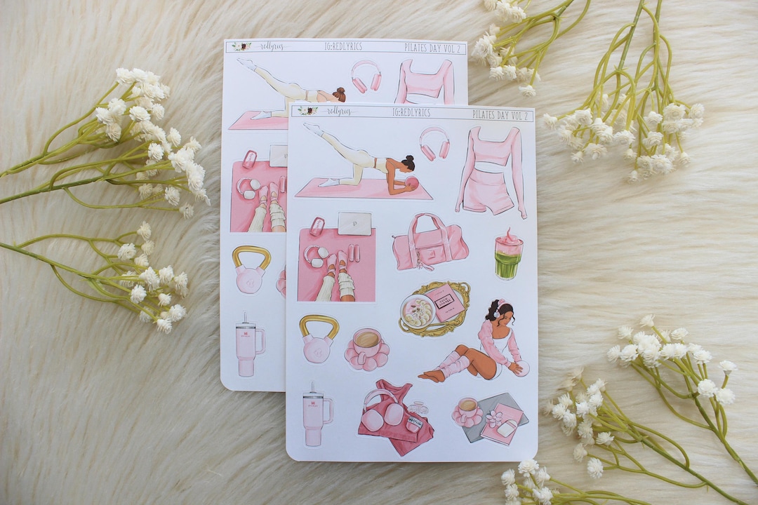 Pilates Day Vol 2, CHOOSE YOUR OPTION, Planner Decoration, Journal ...