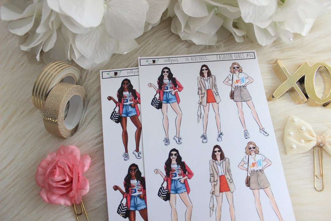 Mini Fashion Girls #64, CHOOSE YOUR OPTION, Fashion Girls, Planner ...