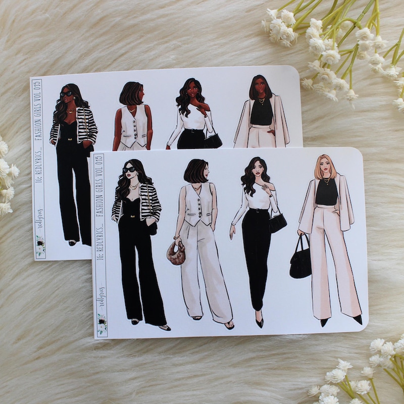Fashion Stickers - Etsy