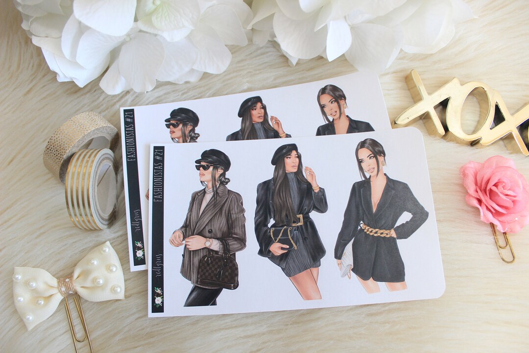 Fashionistas #21, CHOOSE YOUR OPTION, Fashion Stickers, Planner ...