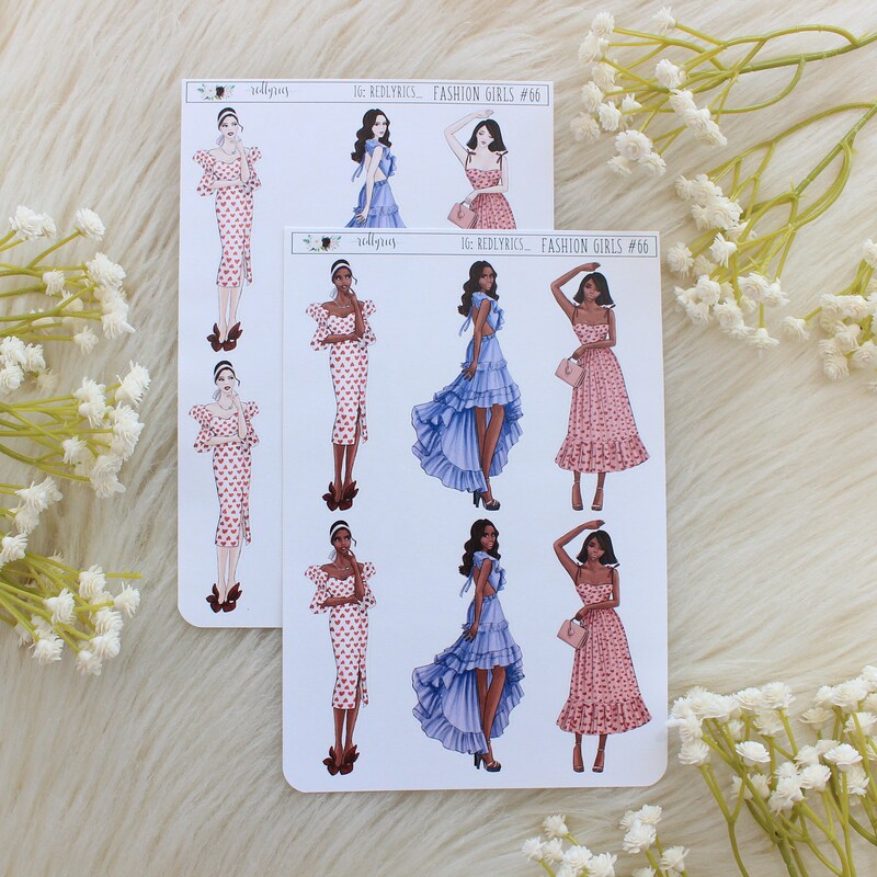 Dress Stickers - Etsy