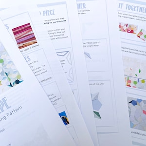 PDF: Paintscape English Paper Piecing Sewing Pattern - Etsy