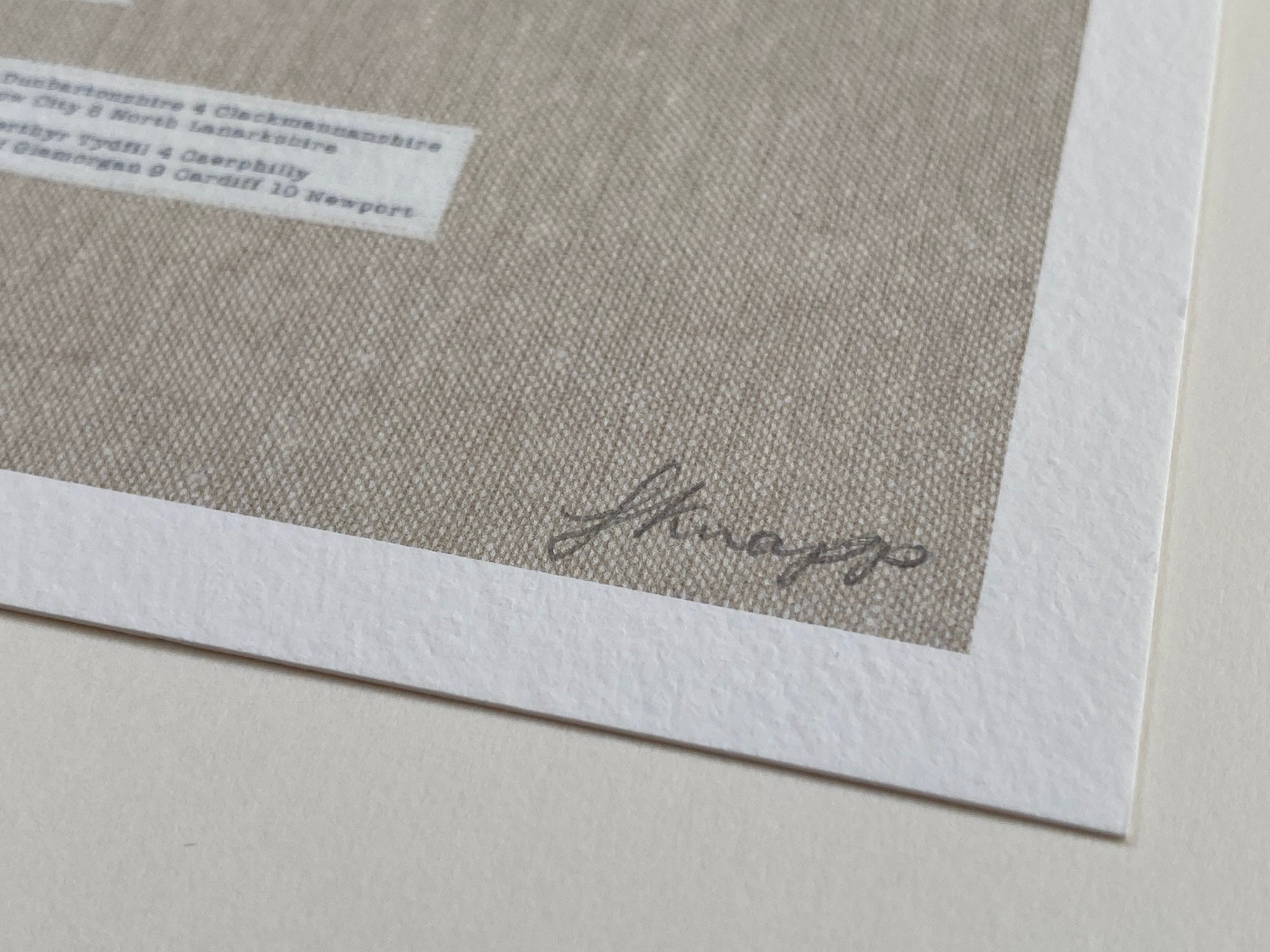 A3 Map of the UK Sewn in Liberty Tana Lawns Fine Art Giclée - Etsy UK