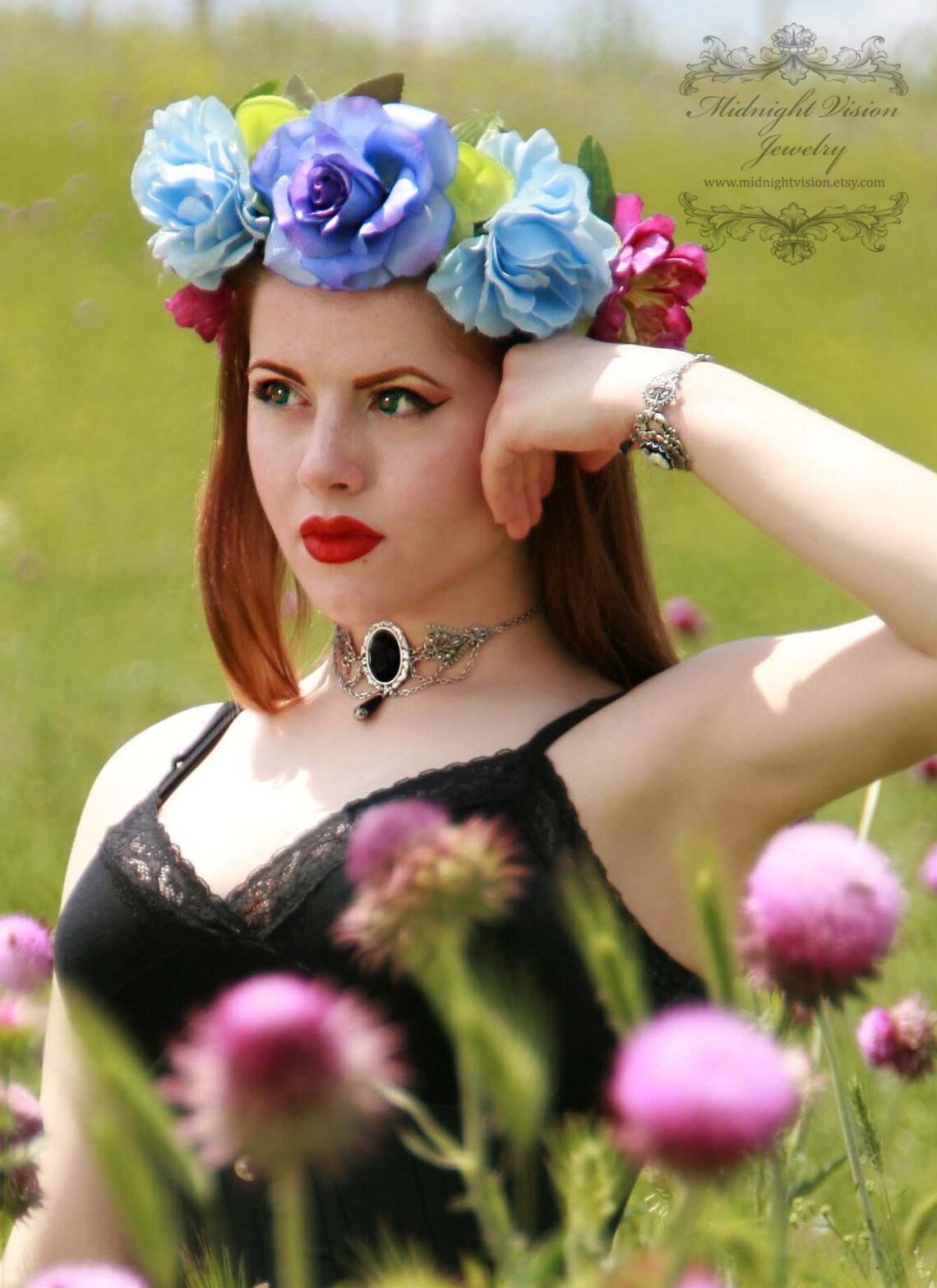 Gothic Cameo Lady Bracelet Gothic Vintage Bracelet Victorian - Etsy Denmark