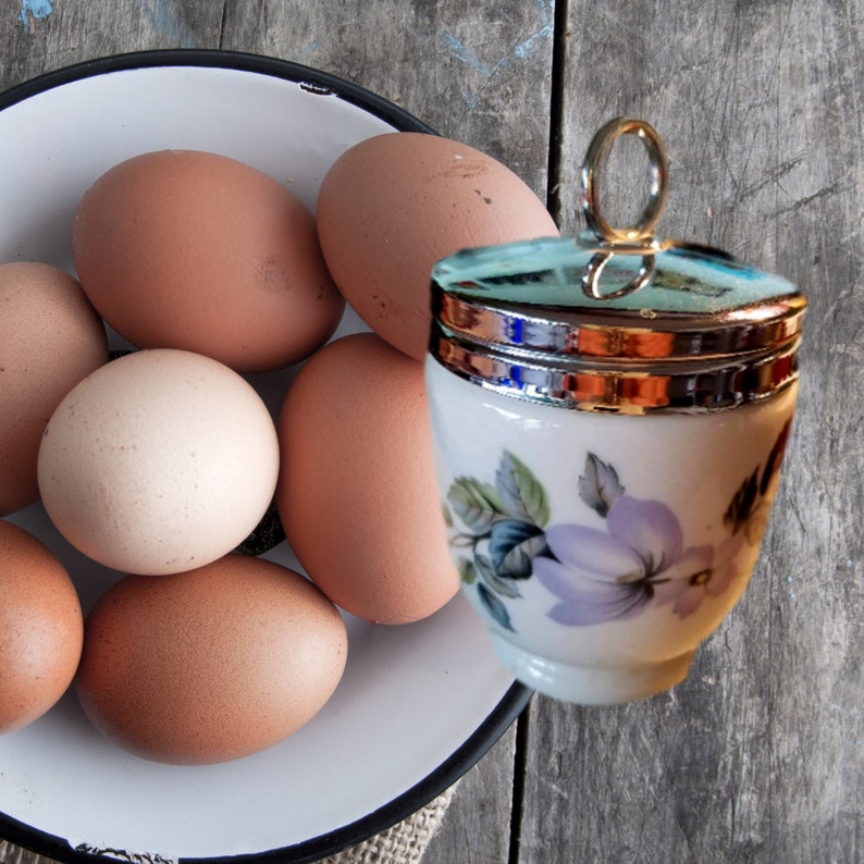Egg Coddler Royal Worcester King Size : June Garland - Etsy