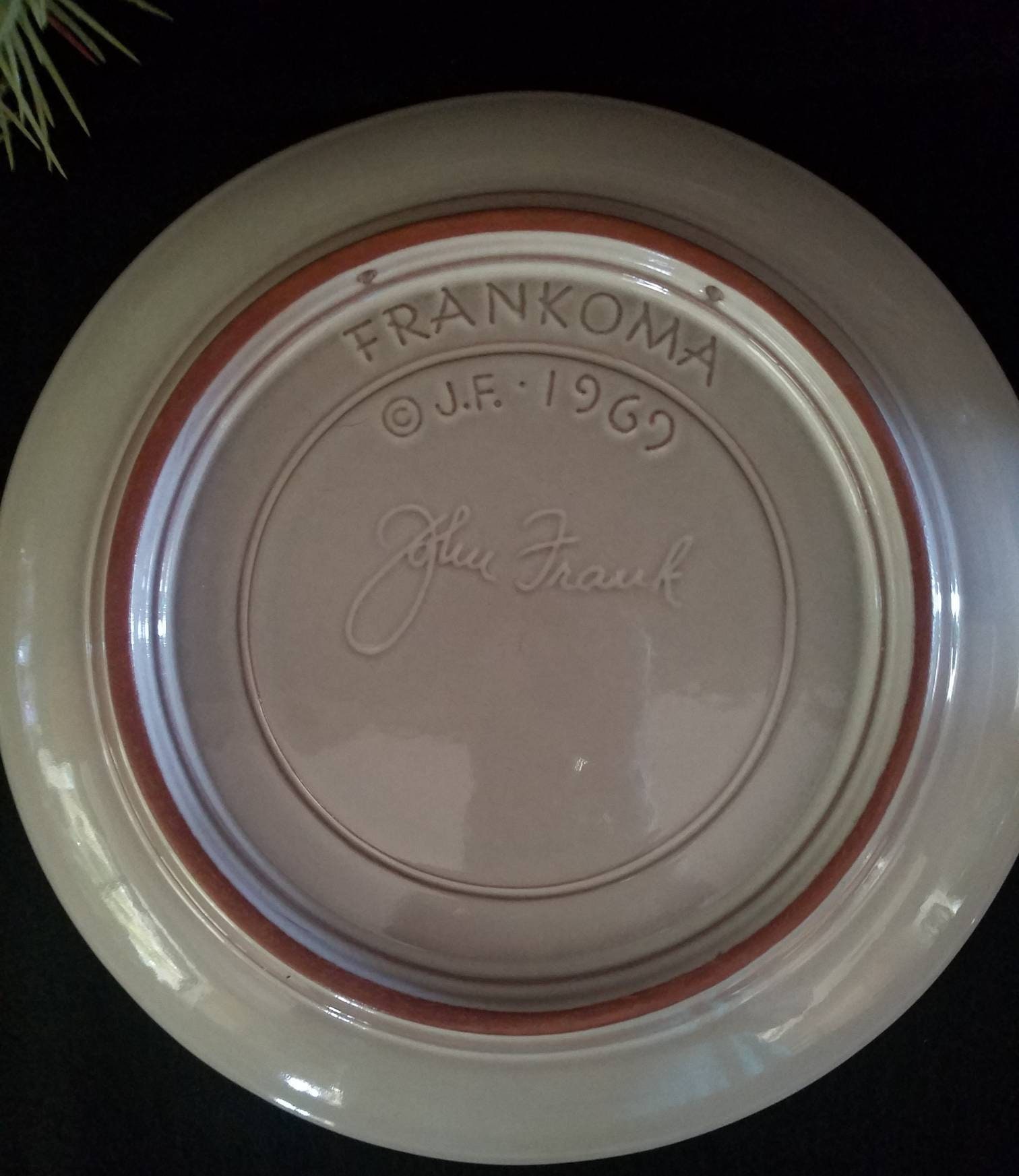 Frankoma Pottery Plate 7 Vintage Home & Living Plates etna.com.pe