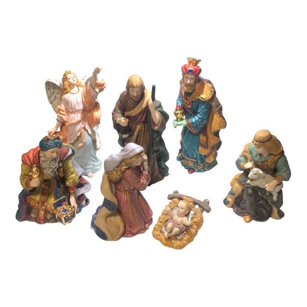 Large Nativity Set - Etsy