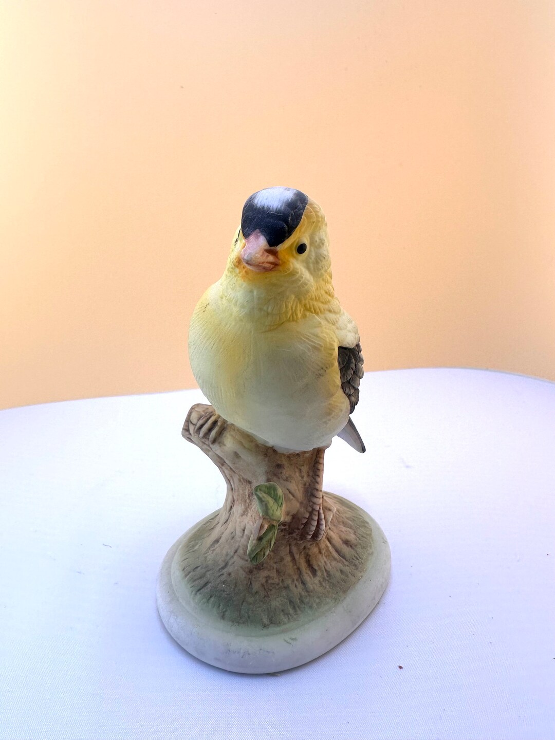 Vintage Lefton Porcelain Bird Figurine Retired American Goldfinch ...