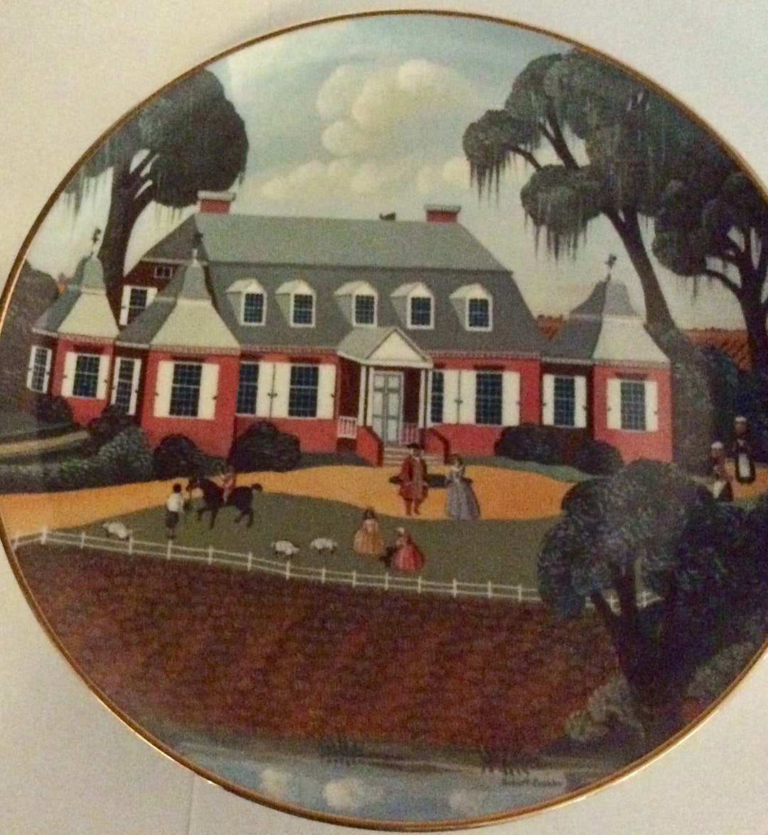 Wall Plate | Mulberry Plantation | Decorative Wall Art | Gift for Him ...