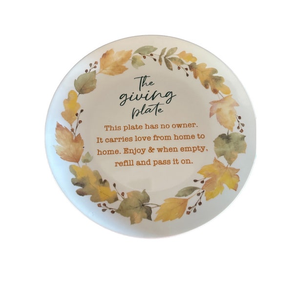 Giving Plate - Etsy