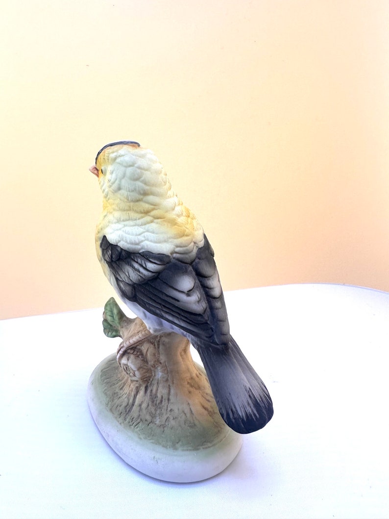 American Goldfinch Decor, Porcelain Figurine, Lefton Retired Statue - Etsy