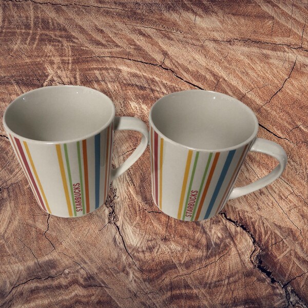 Striped Mugs - Etsy