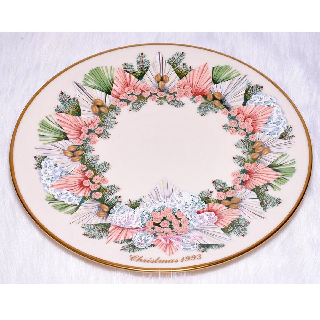 Lenox China Colonial Wreath Wall Hanging Plate 13th Colony - Etsy