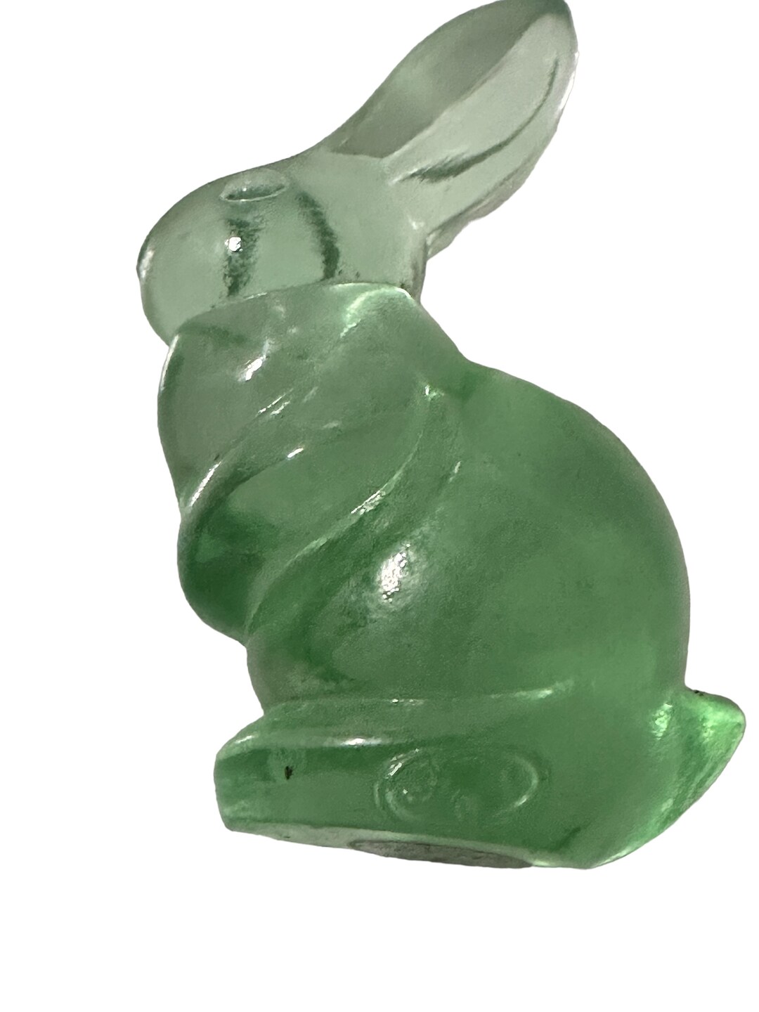 Rare Vintage Fenton Glass Bunny Rabbit Figurine Elegant Art Glass ...