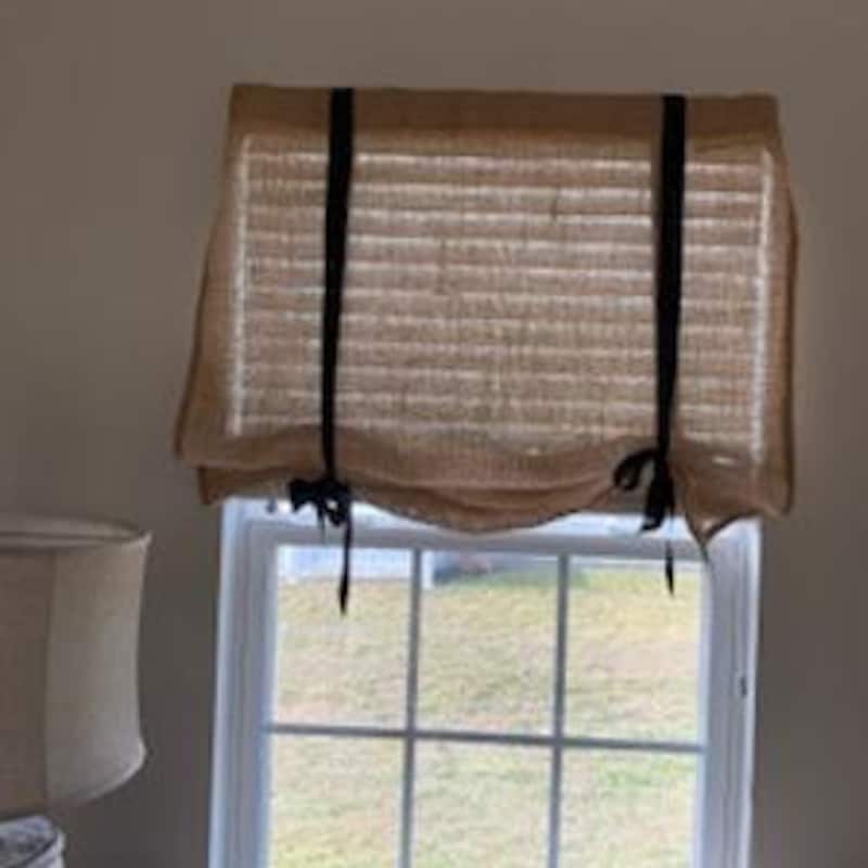 Burlap Roman Shades - Etsy