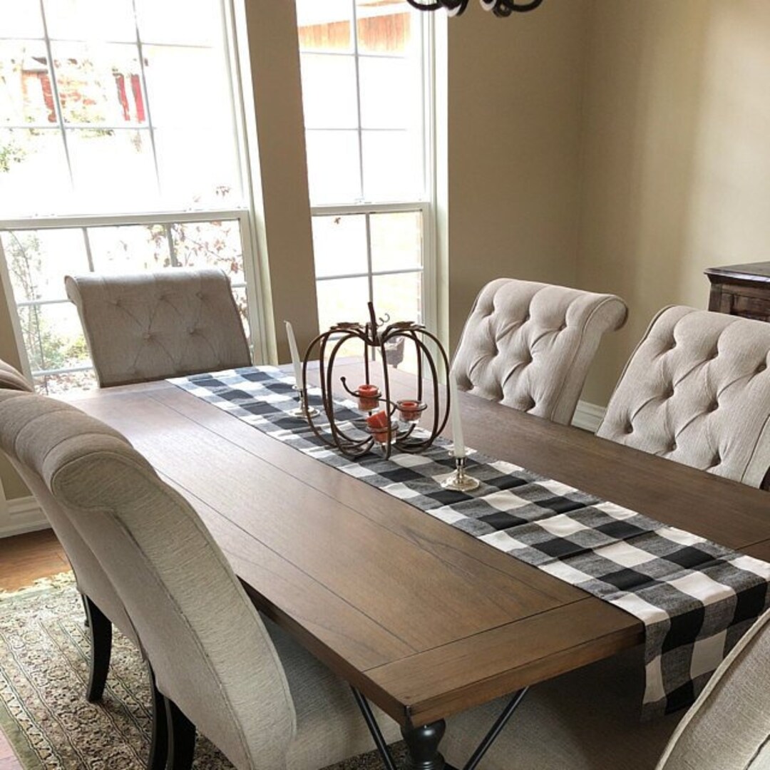 Buffalo Check Table Runner Ships in Two Days - Etsy
