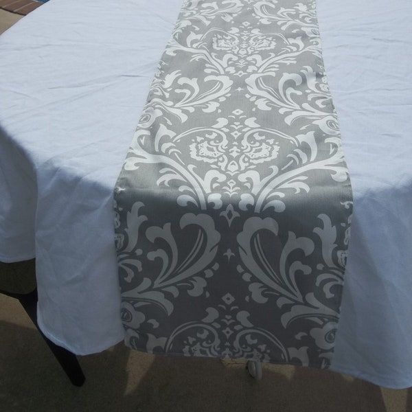 Damask Table Runner - Etsy