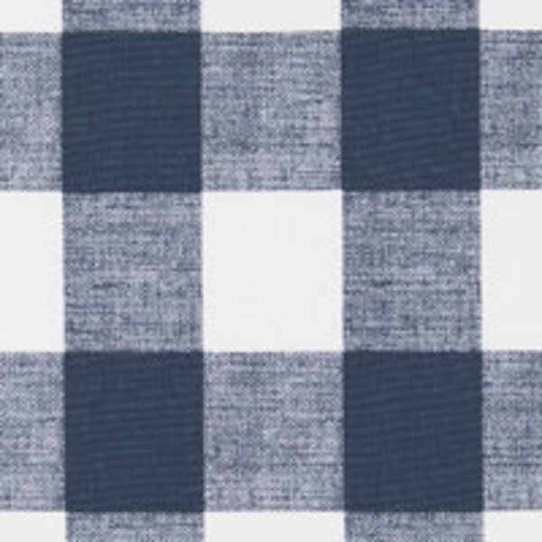 Blue Buffalo Plaid Fabric - Etsy