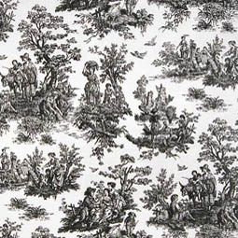 Toile Fabric - Etsy