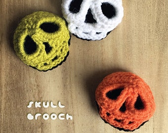 Skull Crochet Applique Pattern - Etsy