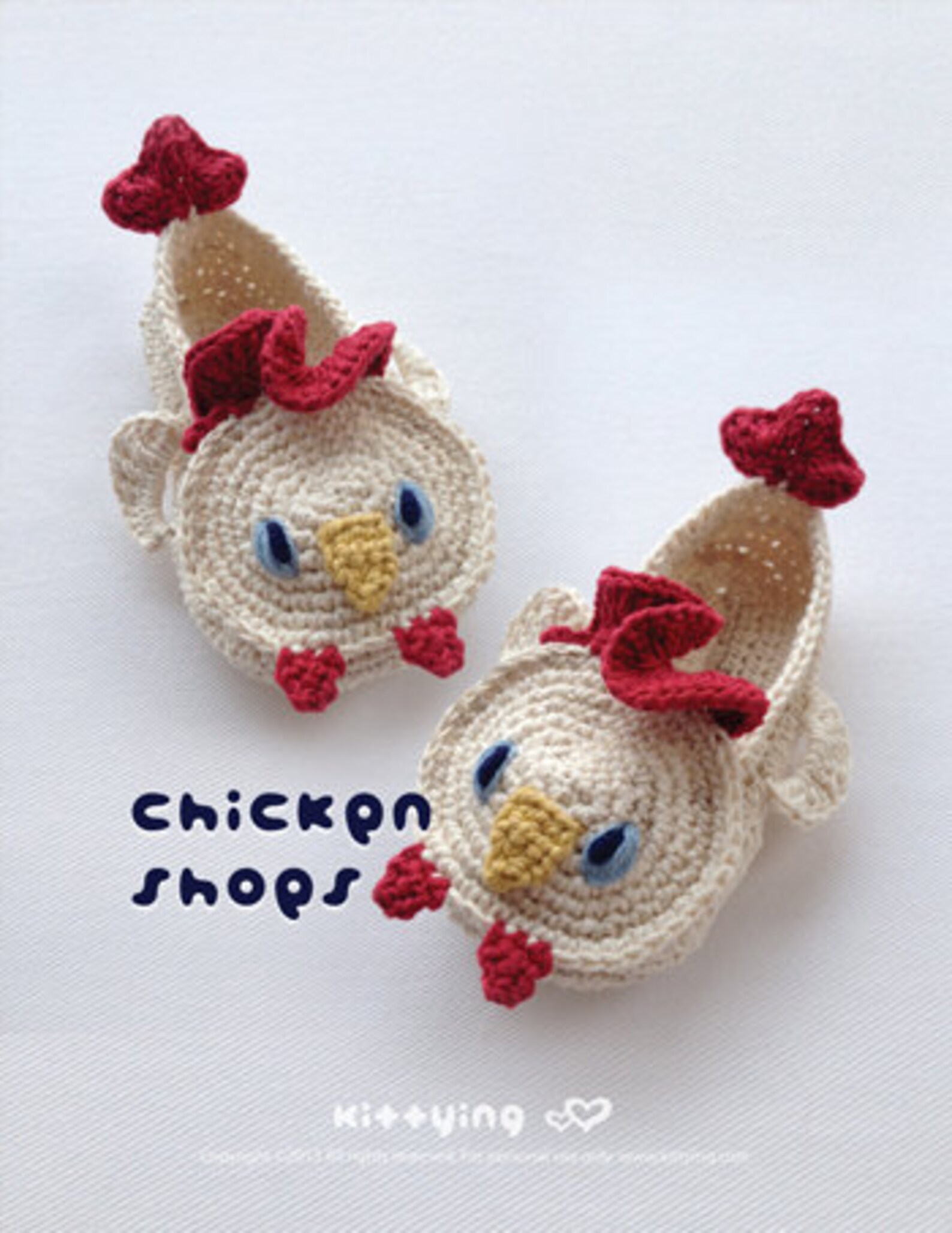 Crochet Pattern Chicken Toddler Booties Size 4 6 7 8 9 | Etsy