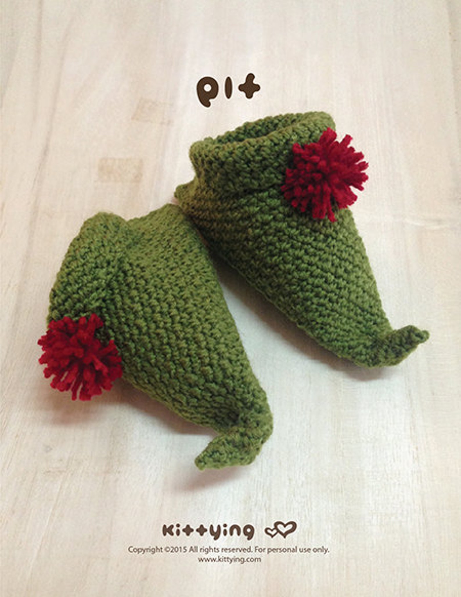 Elf Booties Pattern Christmas Elves CROCHET PATTERN Elf Baby - Etsy