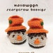 Halloween Slouch Scarecrow Baby Booties Preemie Socks Newborn - Etsy