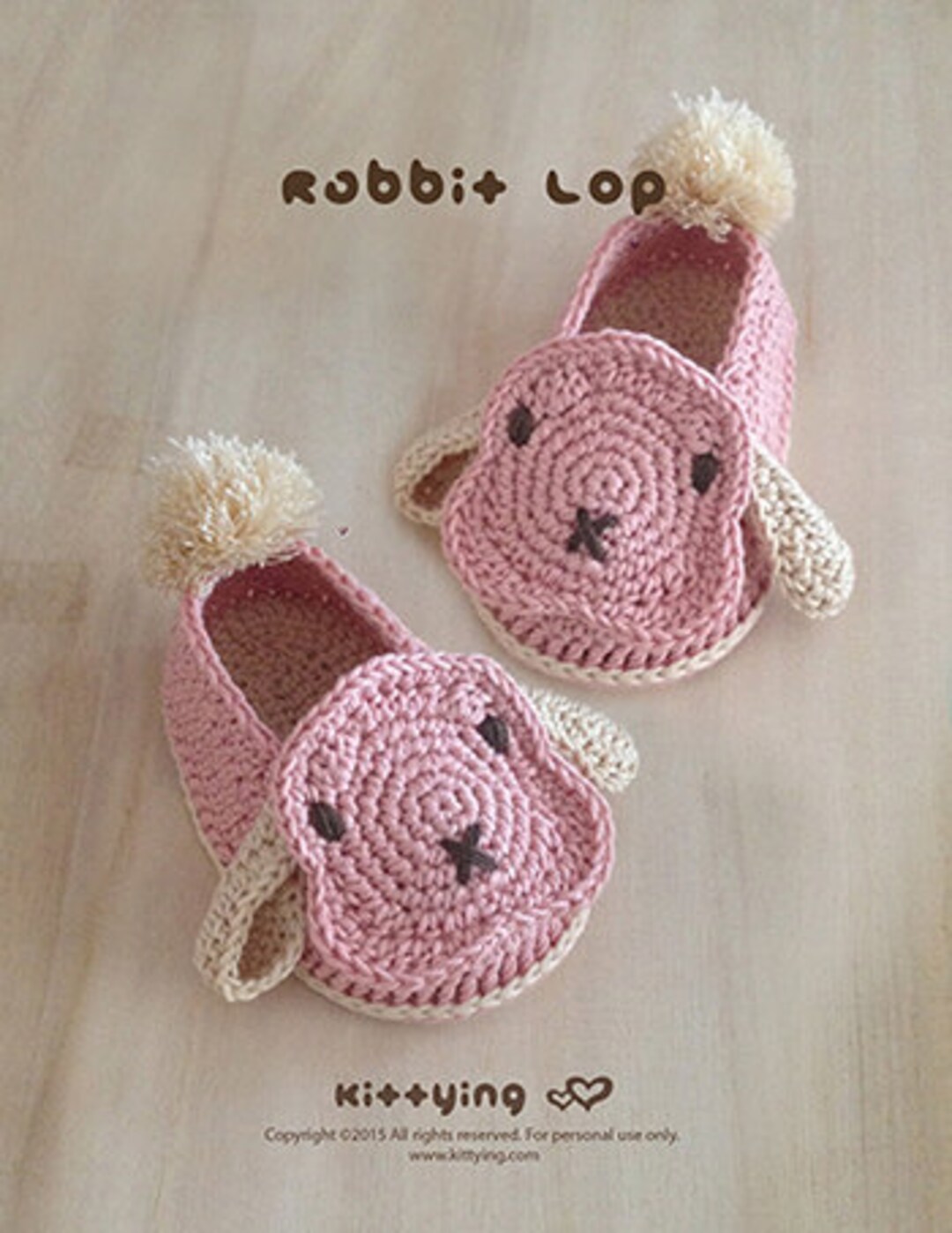 Bunny Crochet Baby Shoe Pattern - Digital Download - Rabbit Baby ...