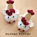 Chicken Crochet Baby Shoes Pattern Digital Download Rooster Slip on ...