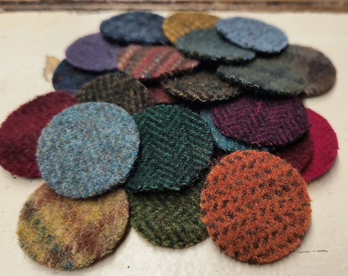 Wool Circles, 50 2 Wool Circles, Precut Recycled Felted Wool Circles ...