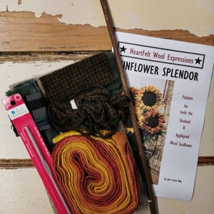 SUNFLOWER SPLENDOR Kit Patchwork Applique Proddy - Etsy Canada